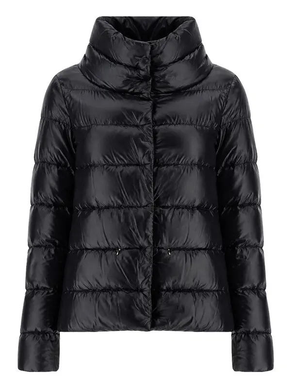 Herno Ultralight Nylon Puffer Jacket - Black