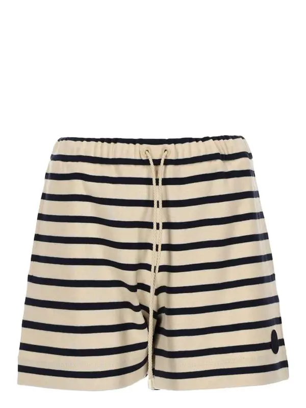 Moncler Striped Cotton Shorts - Multicolor