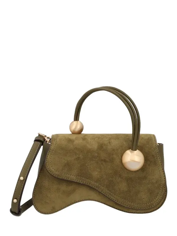 Cult Gaia Leather Shoulder Bag - Pink