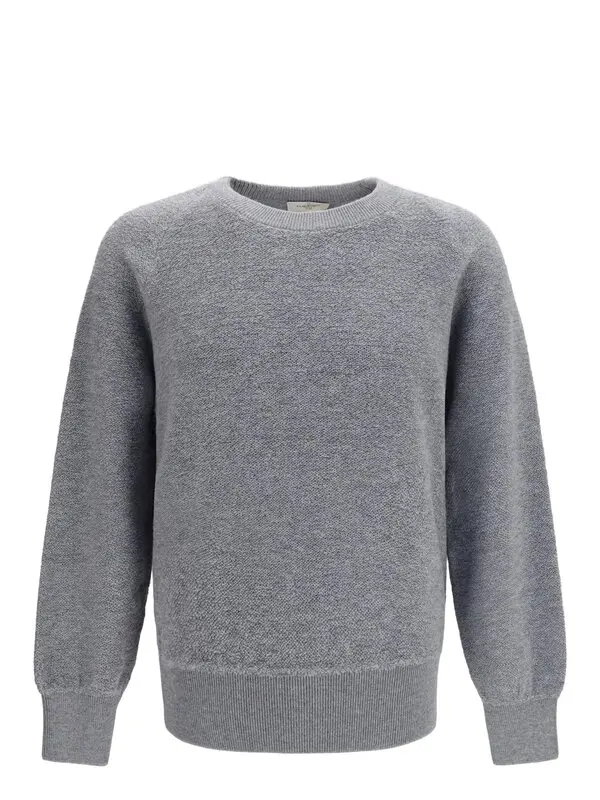 PIACENZA CASHMERE 1733 Virgin Wool Crewneck Sweater - Grey