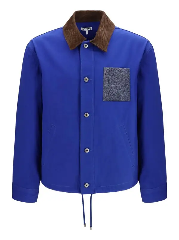 Loewe Cotton Workwear Jacket - Blue