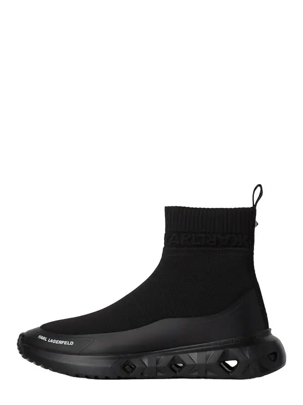 Karl Lagerfeld K/kite Run Sock Boots - Black