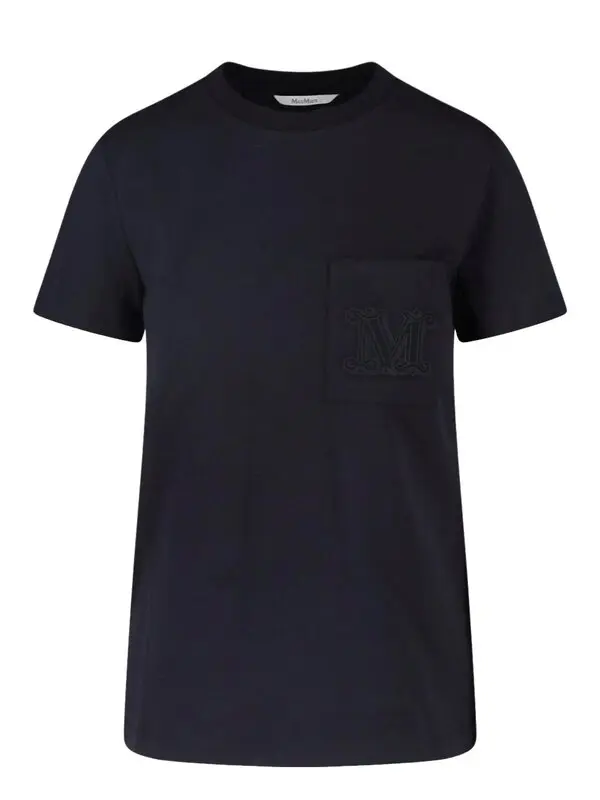 Max Mara Papaia Cotton T-shirt - Black