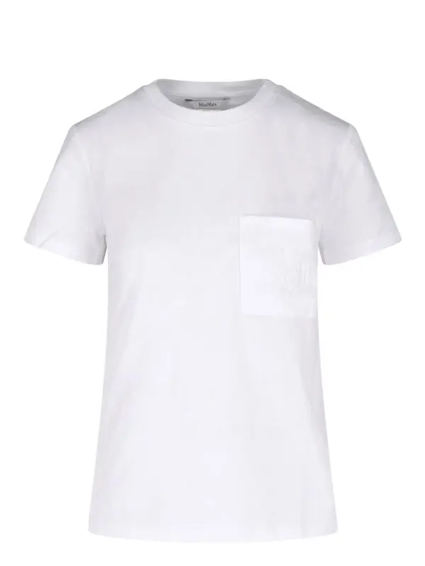 Max Mara Papaia Cotton T-shirt - White