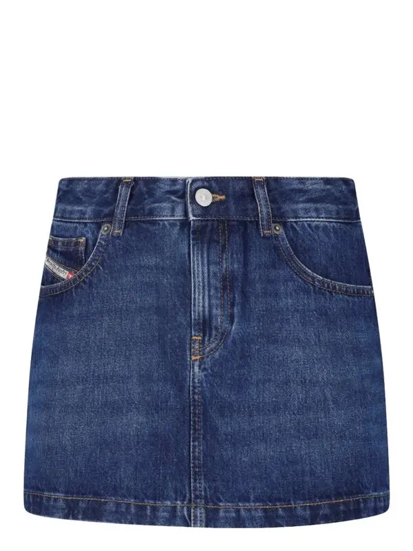DIESEL® Mini Skirt De-ron - Blue