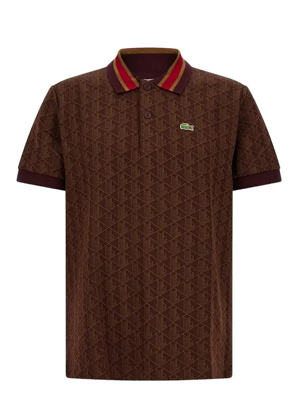 Lacoste Paris' Polo Shirt - Brown