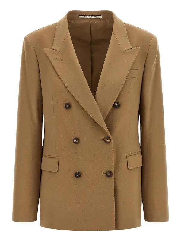 Tagliatore Parigi Cashmere Blazer - Beige