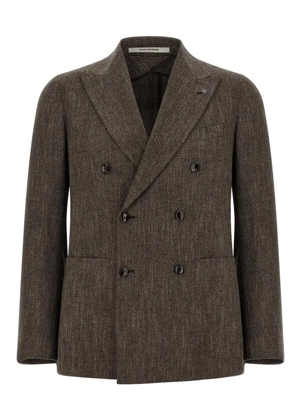 Tagliatore Montecarlo' Blazer - Brown