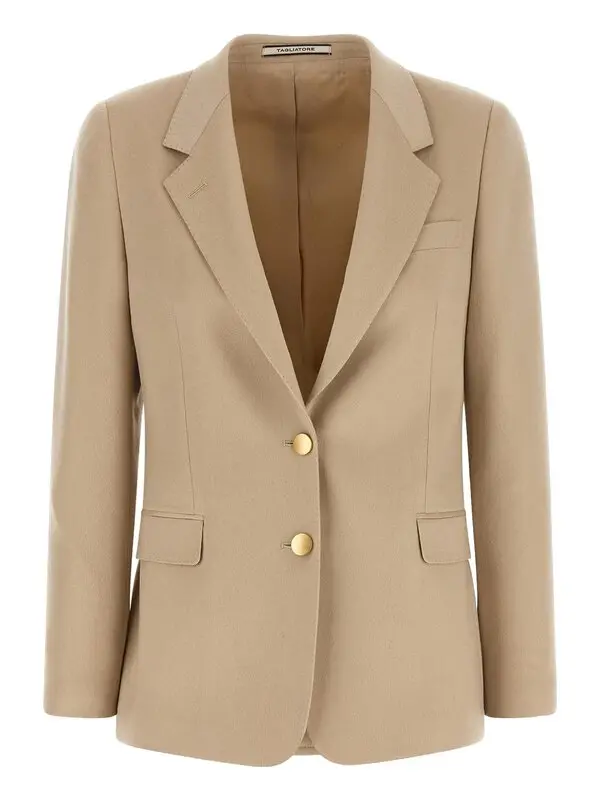 Tagliatore Parigi Cashmere Blazer - Beige