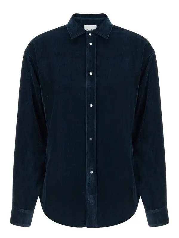 NUDE Velvet Shirt - Blue