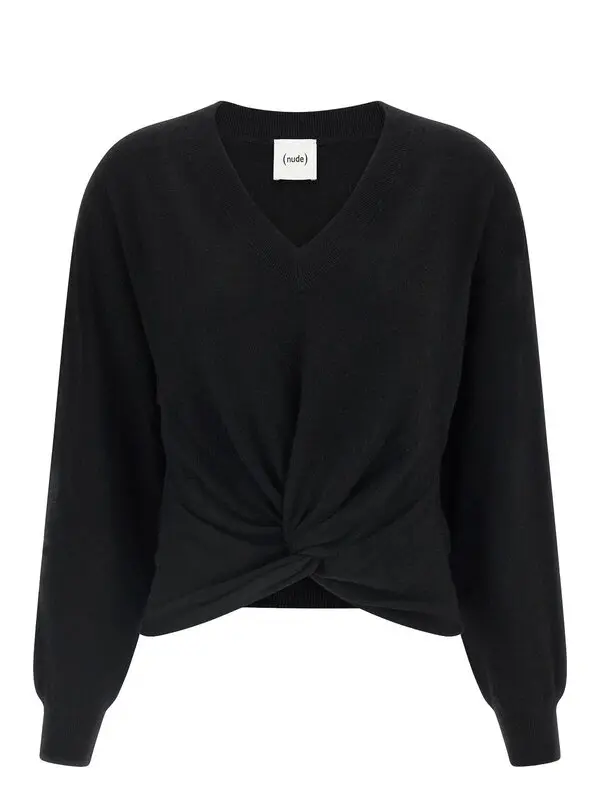 NUDE Knot Sweater - Black