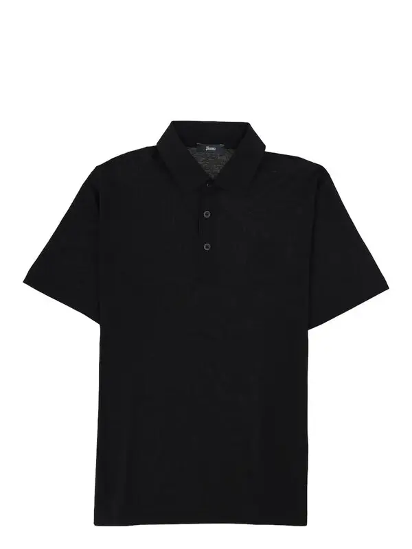 Herno Polo In Cotone - Black