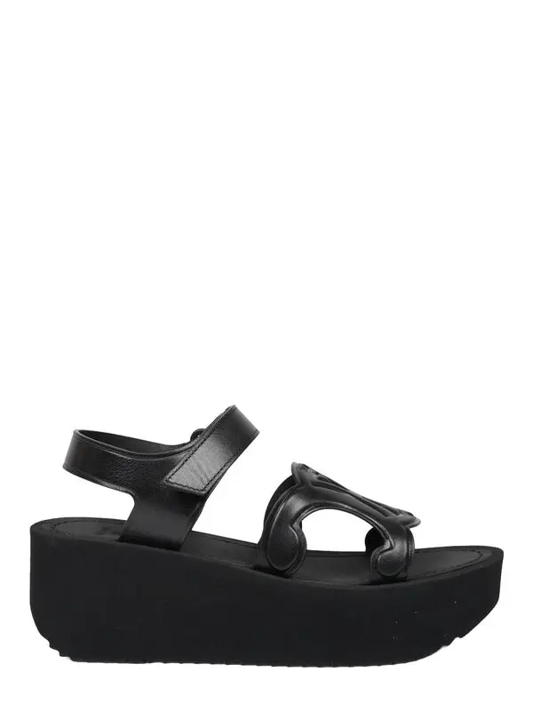 Celine Sandalo Sunny In Pelle Sandals - Black