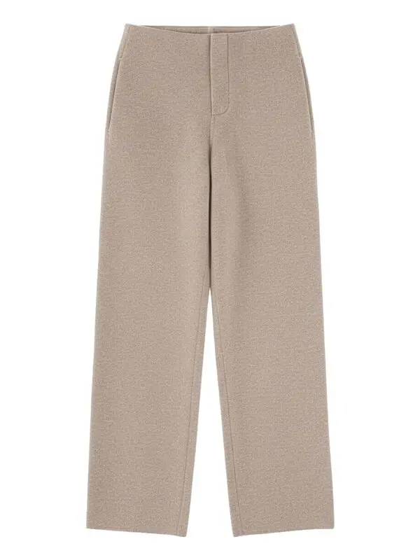 Max Mara Cashmere And Virgin Wool Fleece Pants - Cream