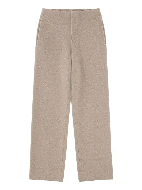 Max Mara Cashmere And Virgin Wool Fleece Pants - Cream