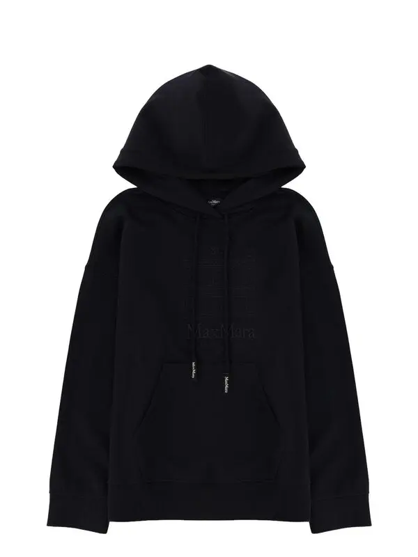 Max Mara Cotton Jersey Sweatshirt - Blue