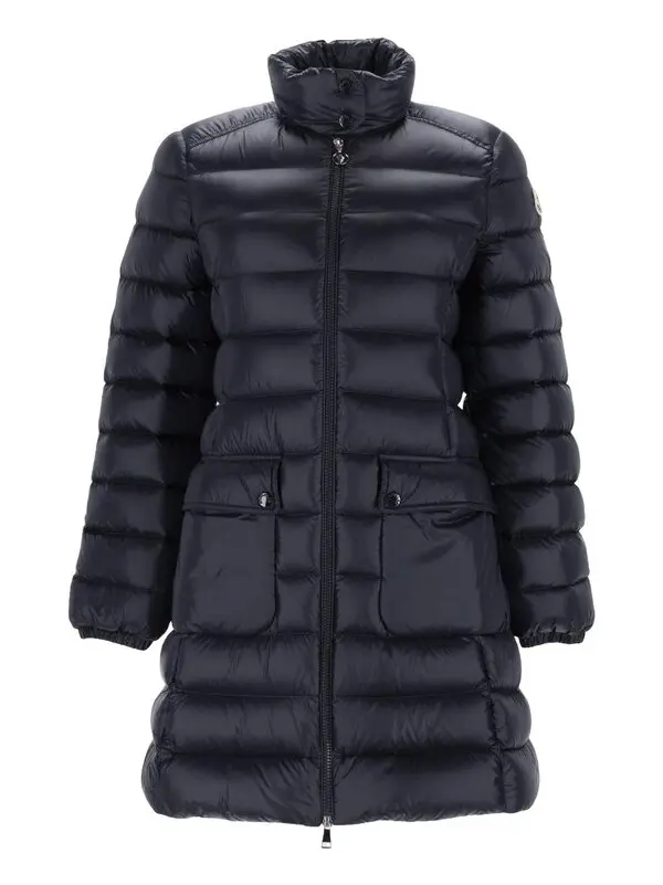 Moncler Genet Long Down Jacket - Blue