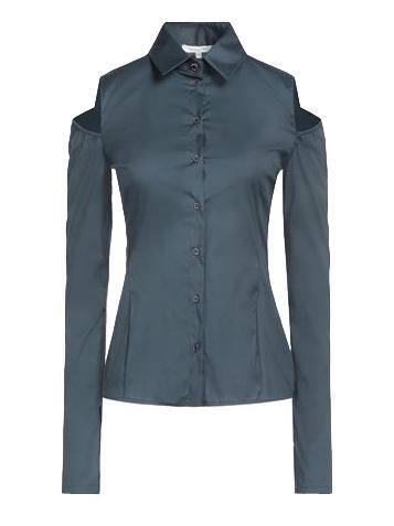 Patrizia Pepe Shirt Deep Teal Size Cotton, Polyamide, Elastane - Green