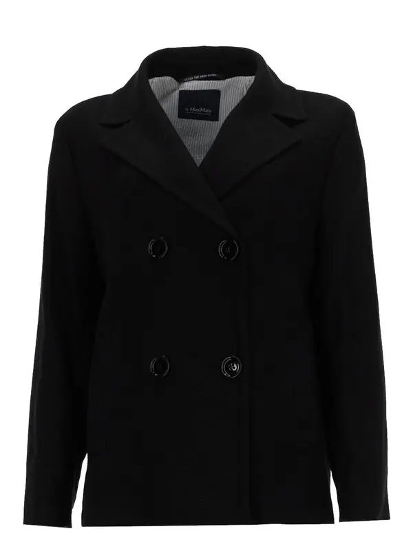 Max Mara Giacca Doppiopetto Arco Blazer - Black