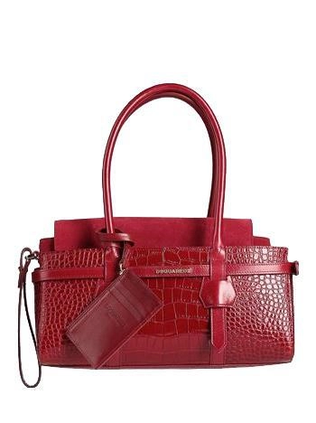 Dsquared2 Handbag Brick Calfskin - Red