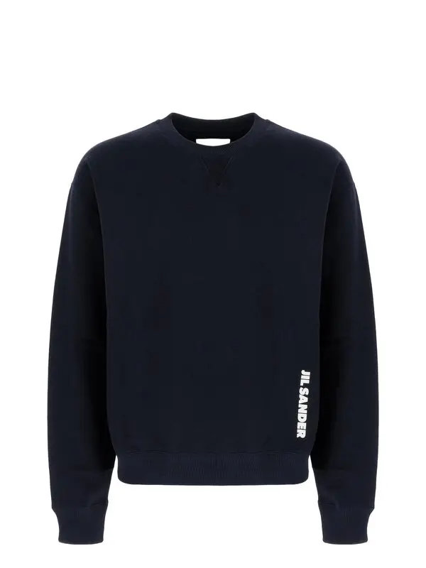 JIL SANDER Logo Print Crewneck Sweatshirt - Multicolor