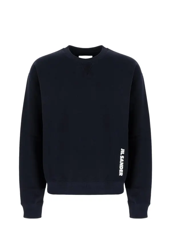JIL SANDER Logo Print Crewneck Sweatshirt - Multicolor