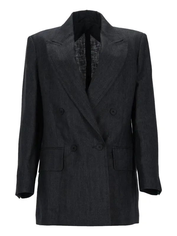 Max Mara Olimpia Double-breasted Jacket - Multicolor