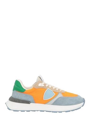 Philippe Model Sneakers Size Leather, Textile Fibers - Blue