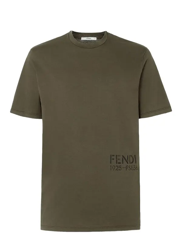 Fendi Cotton Tshirt - Green