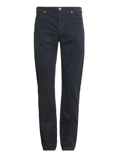 120% Lino Pants Size Cotton, Elastane - Navy