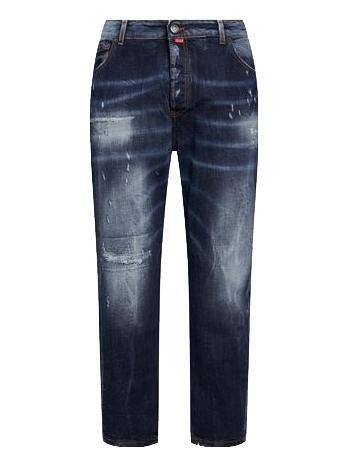 PATRIOT Tapered Cotton-blend Jeans - Blue