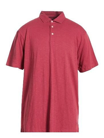 HACKETT Polo Shirt Size Cotton, Linen - Red