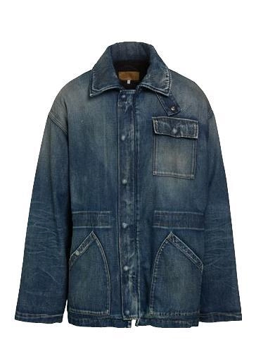 MAISON MARGIELA Denim Outerwear Cotton - Blue