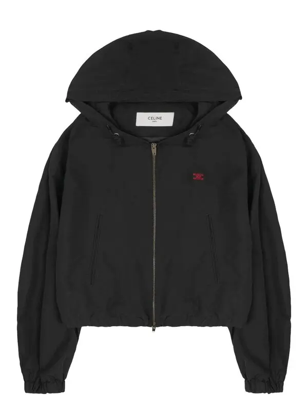 Celine Nylon Windbreaker - Black