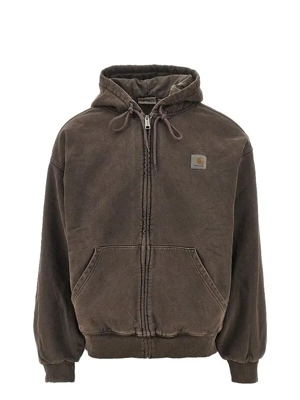 Carhartt Work In Progress Vita' Full-zip Hoodie - Brown