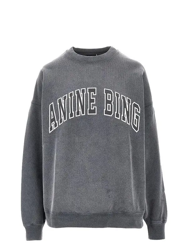 ANINE BING Miles Crewneck Sweatshirt - Grey