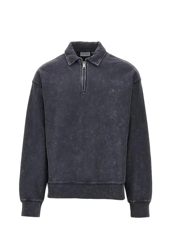 Carhartt Work In Progress Lambert' Polo Weathirt - Black