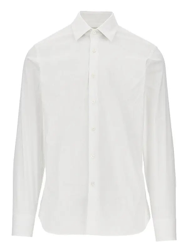 Prada Stretch Poplin Shirt - White