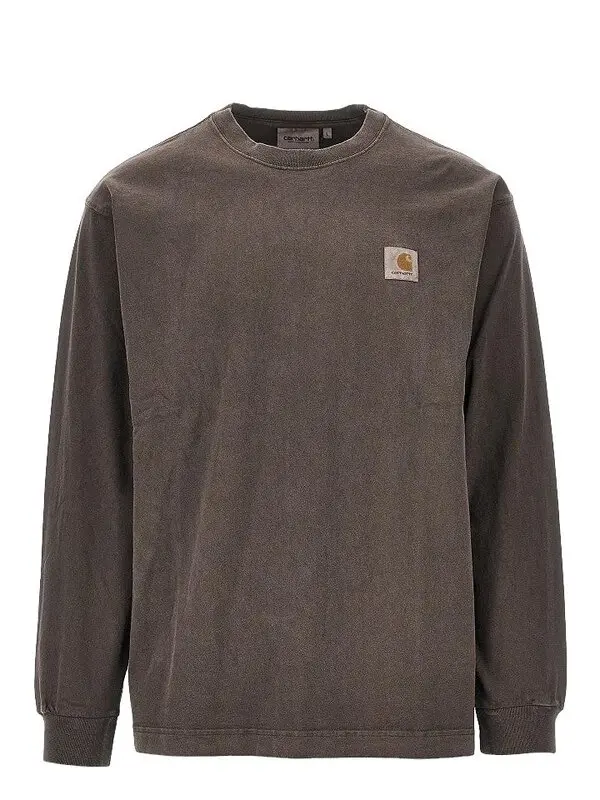Carhartt Work In Progress Vita' Long-leeved T-hirt - Brown