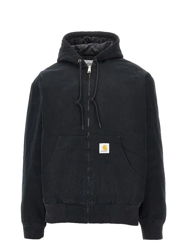 Carhartt Work In Progress Padded Canva Og Active Jacket - Black