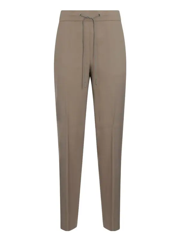 Fabiana Filippi Straight-leg Drawstring Trousers - Gray