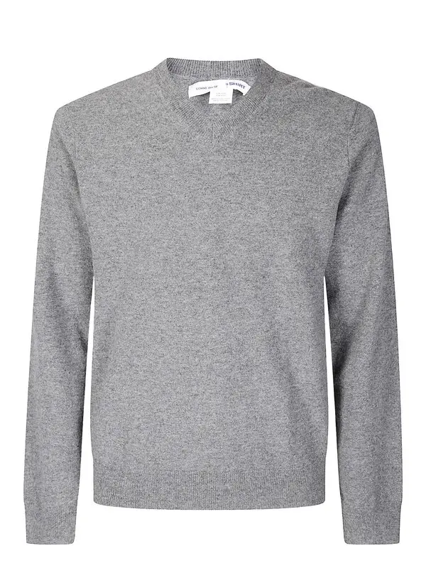 Comme Des Garçons Long-sleeved Sweater - Gray