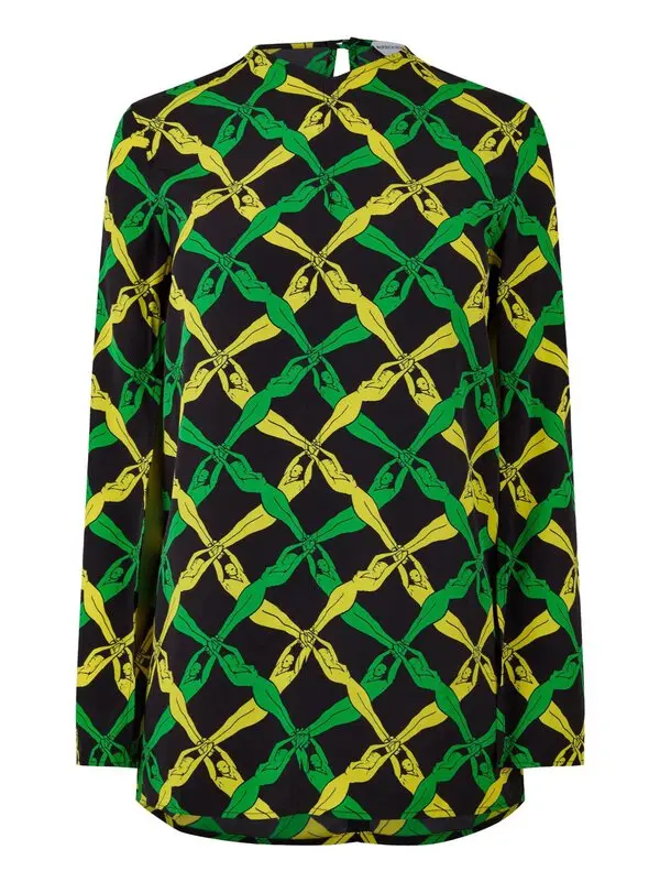 Bottega Veneta Long Sleeve Graphic T-shirt - Black