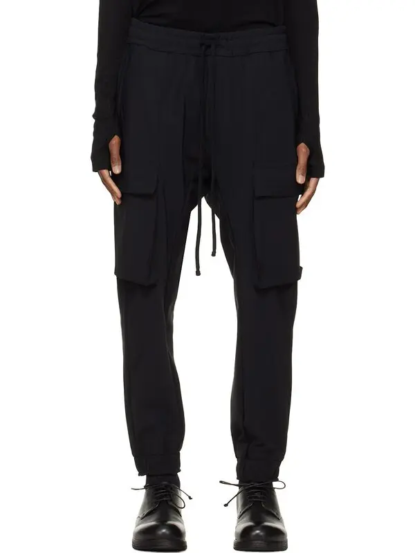 THOM KROM Cargo Jogger Pants - Black