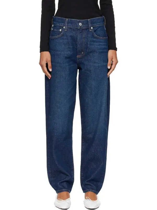 Citizens Of Humanity Barrel-leg Denim Trousers - Blue