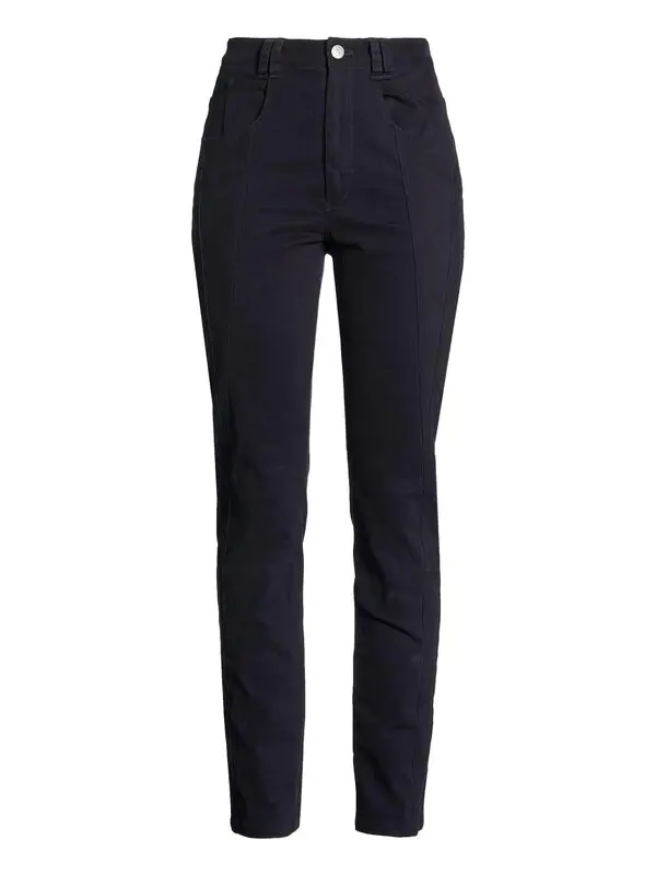 Isabel Marant Étoile Solid Color Casual Trousers - Blue
