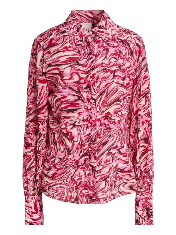 Isabel Marant Étoile Printed Silk Shirt - No