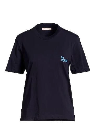 Marni Basic Solid Color T-shirt - Blue