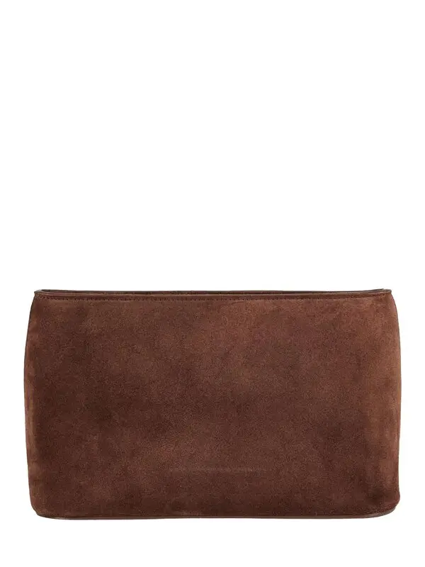 Brunello Cucinelli Suede Clutch - Red