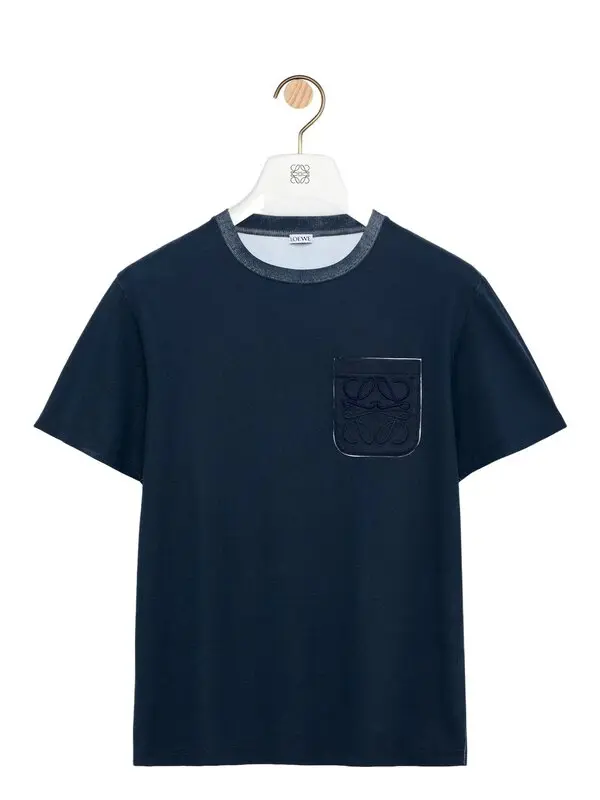 Loewe Cotton Blend T-shirt - Navy Blue